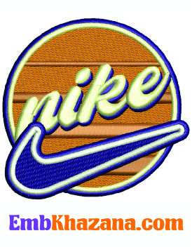 Retro Nike Embroidery Design | Nike Logo Embroidery File