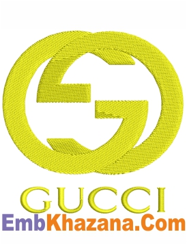 Logo Gucci Embroidery Design | Gucci Fashion Branding Embroidery File
