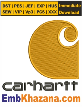 Carhartt Logo Embroidery Designs | Embkhazana.com